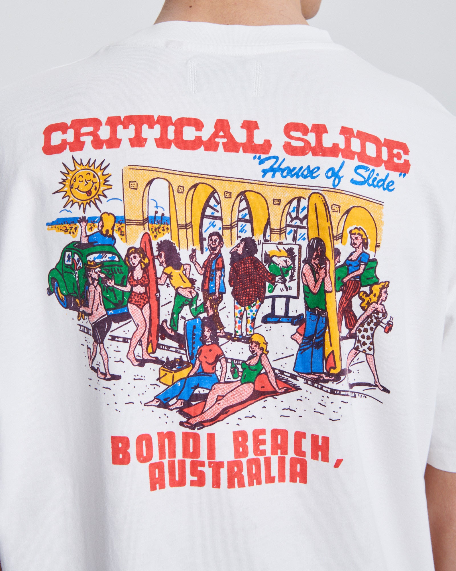 Pavilion Tee - Vintage White – The Critical Slide Society