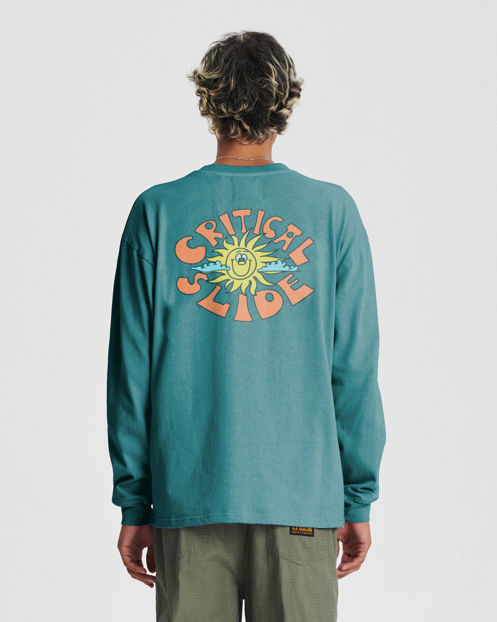 Bondi Ls Tee - Ocean – The Critical Slide Society