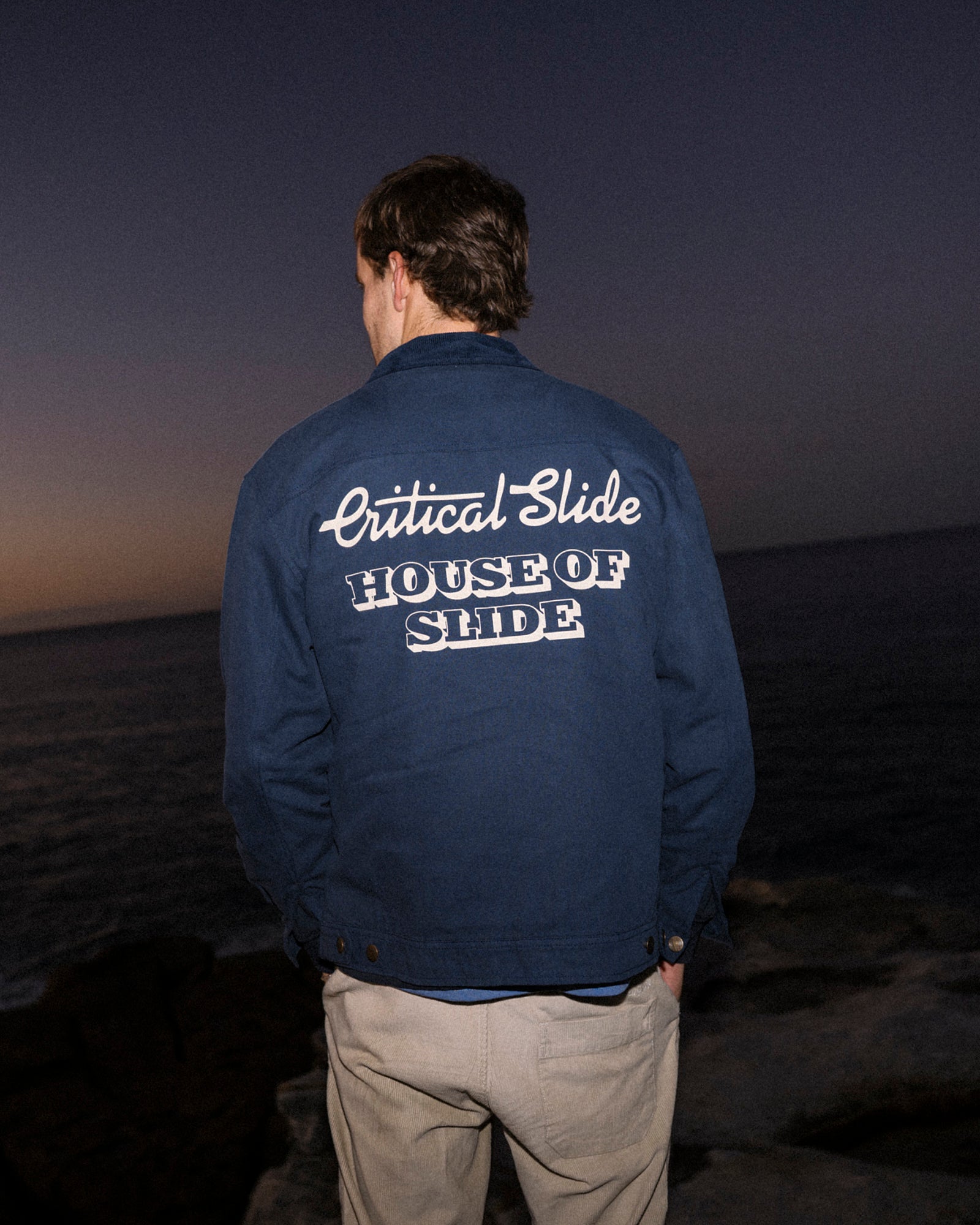 Resin Jacket - Worker Blue – The Critical Slide Society