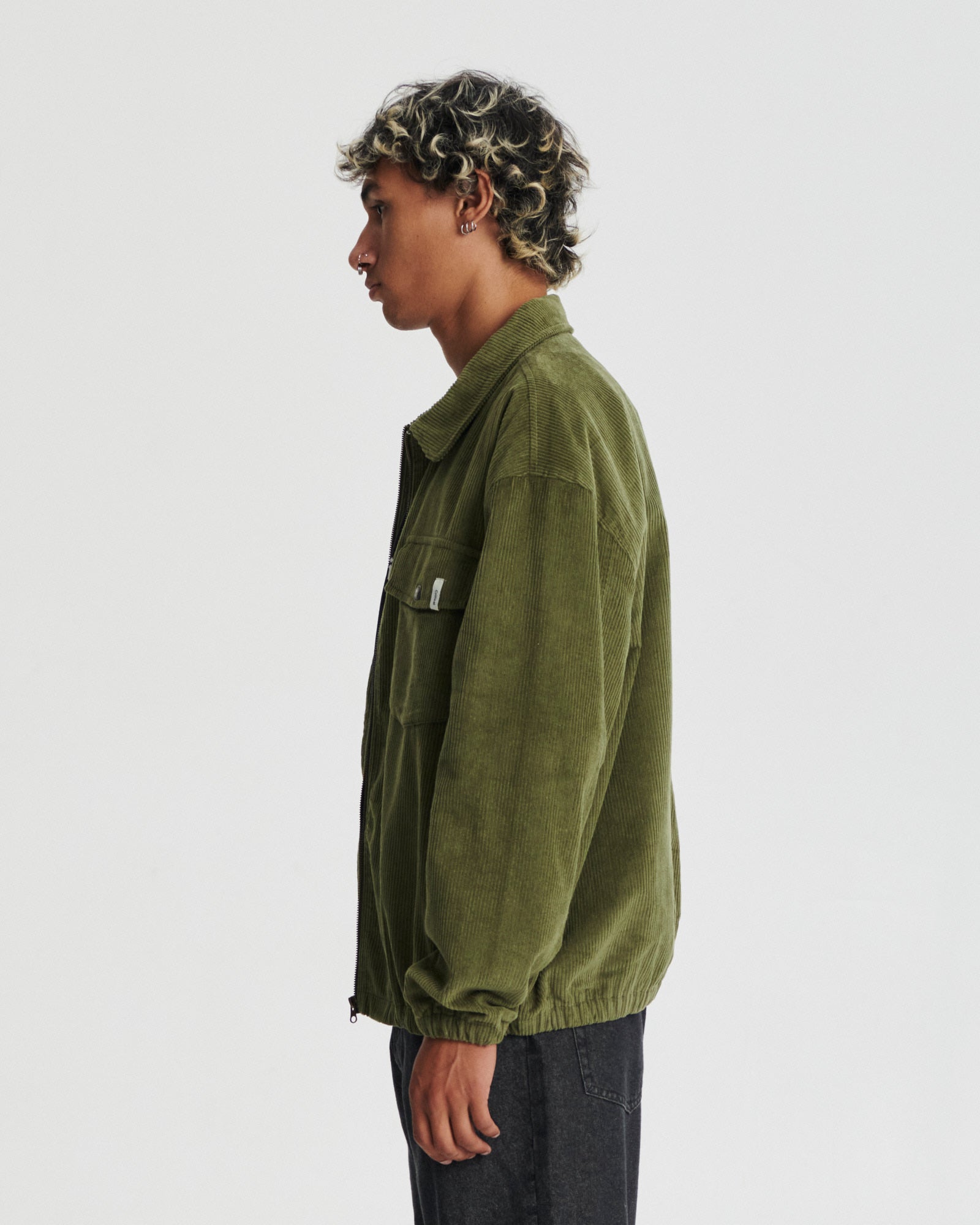 Blackbird Cord Jacket - Olive – The Critical Slide Society