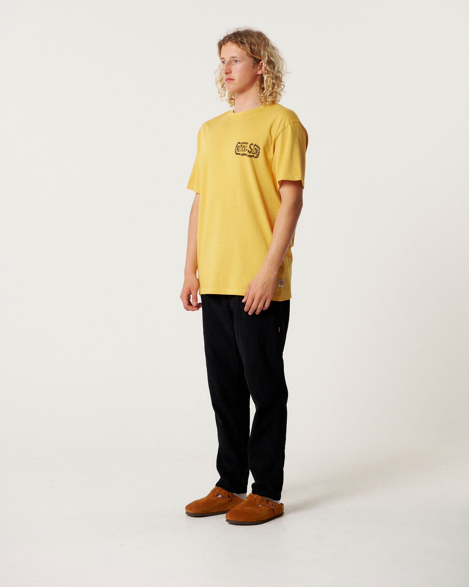 Tiki Tee - Mustard – The Critical Slide Society