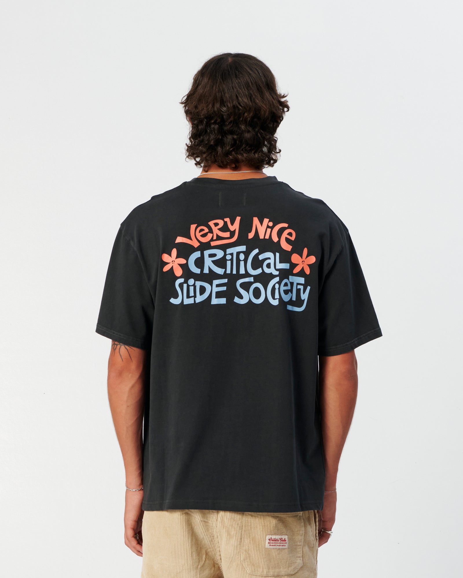 Very Nice Tee - Vintage Black – The Critical Slide Society