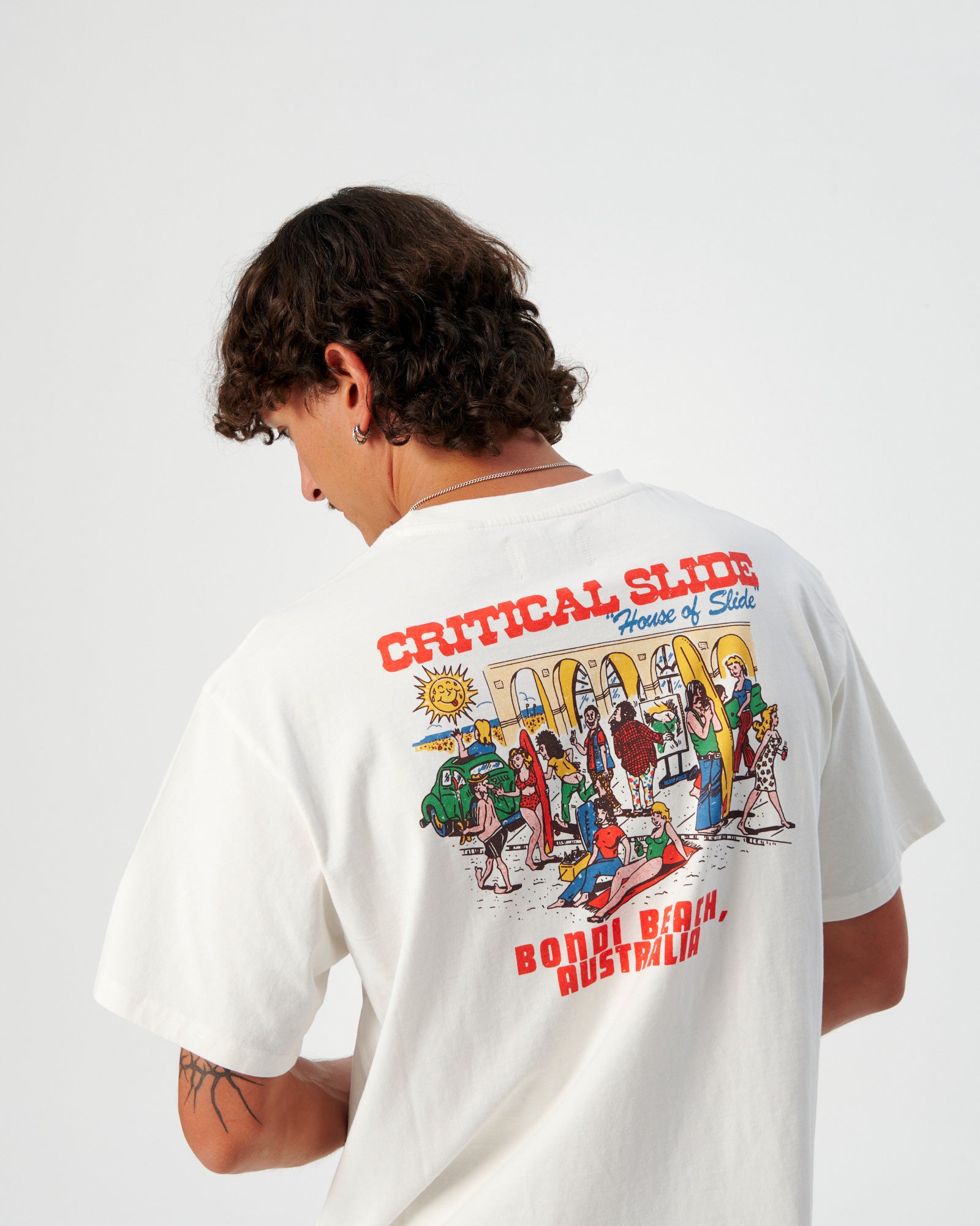 Pavilion Tee - Vintage White – The Critical Slide Society
