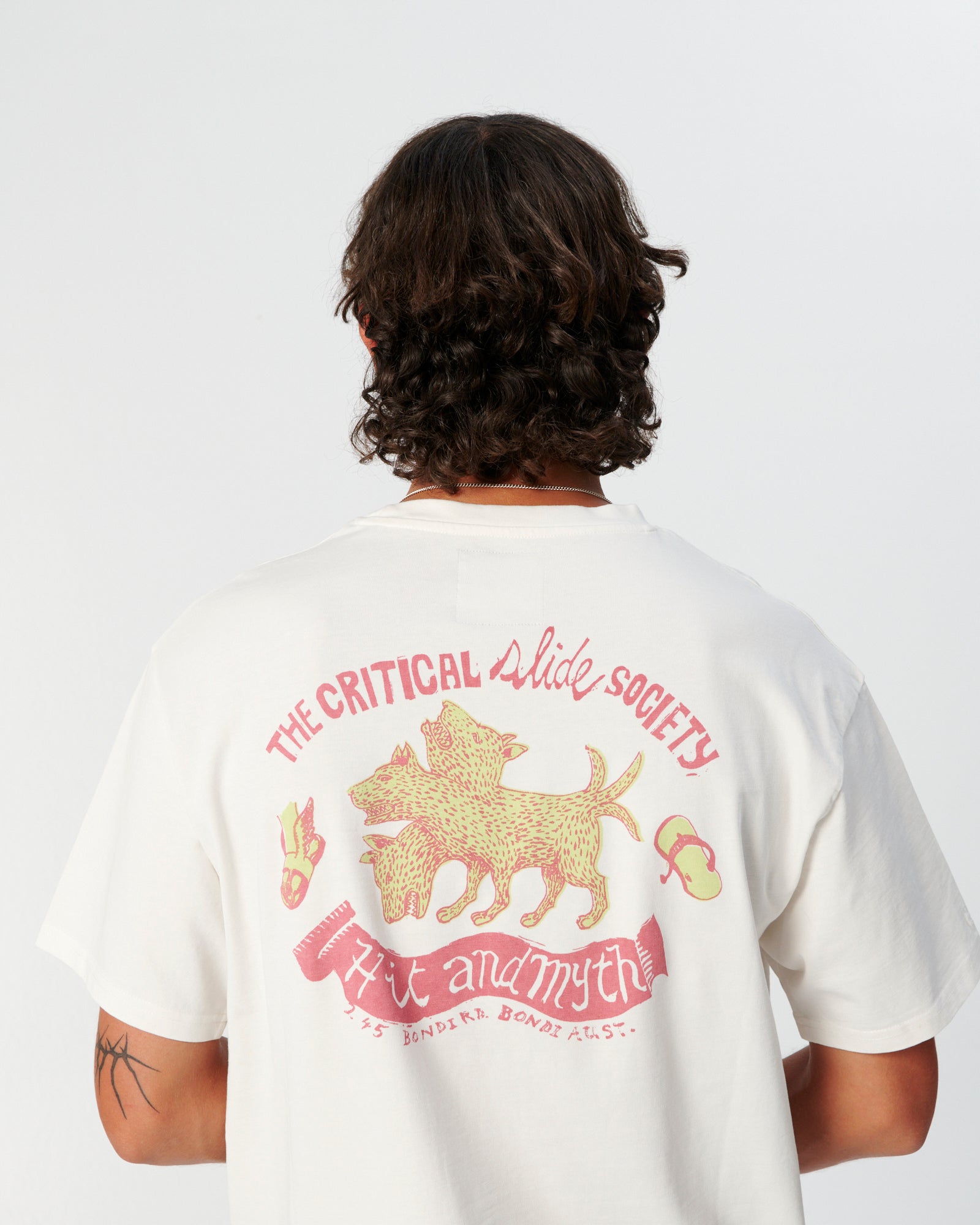 Myth Tee - Vintage White – The Critical Slide Society